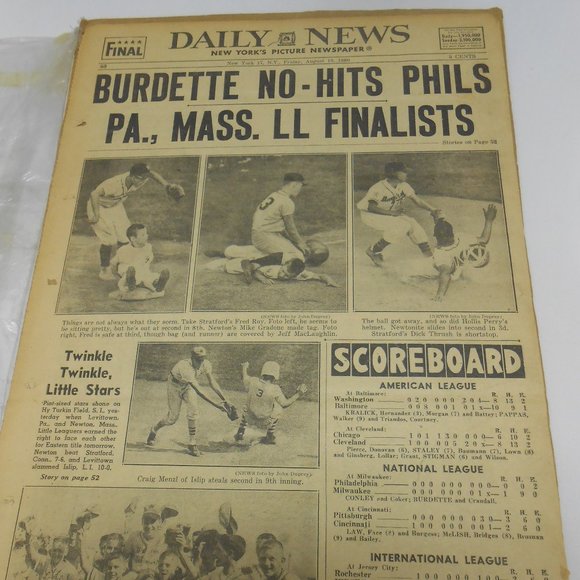 Dily News | Accents | Vtg Daily News New Yorks Newspaper Burdette ...